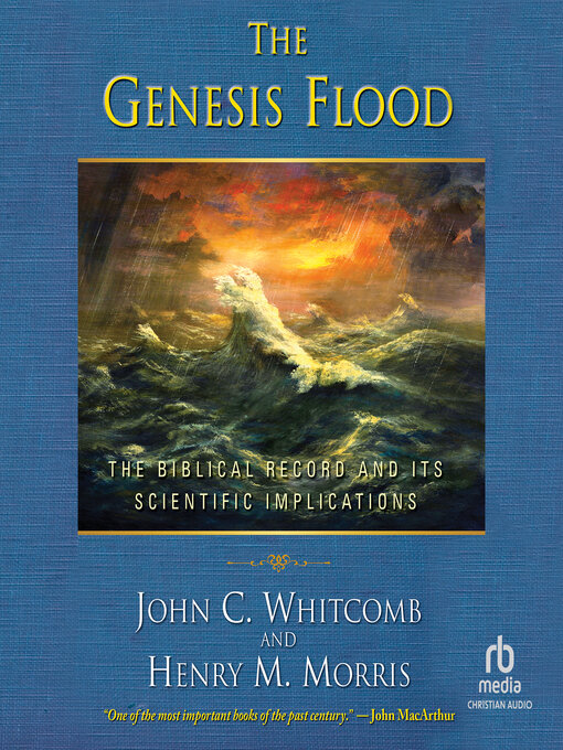 The Genesis Flood - Dayton Metro Library - OverDrive